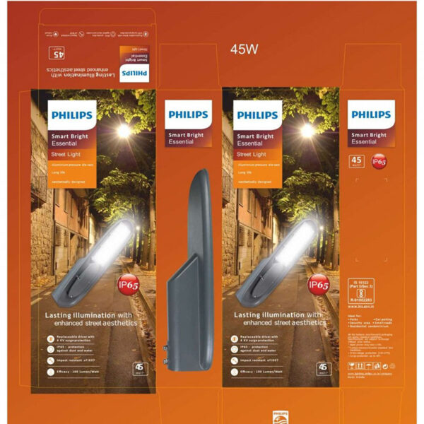 Philips Professional Street Light Smartbright Street White-6500K 45W ...